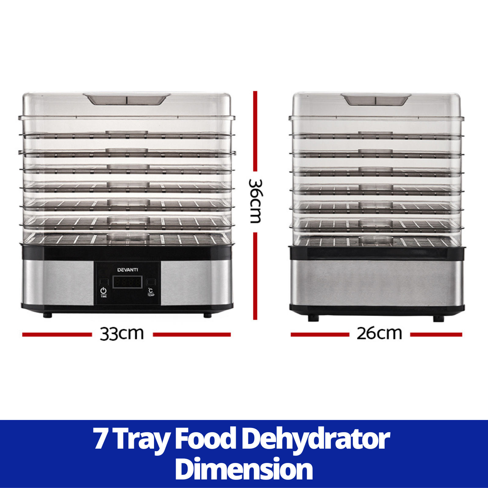 7 Tray Food Dehydrator Dimension Easyshopperoz 7 Tray Food Dehydrator Dimension Easyshopperoz