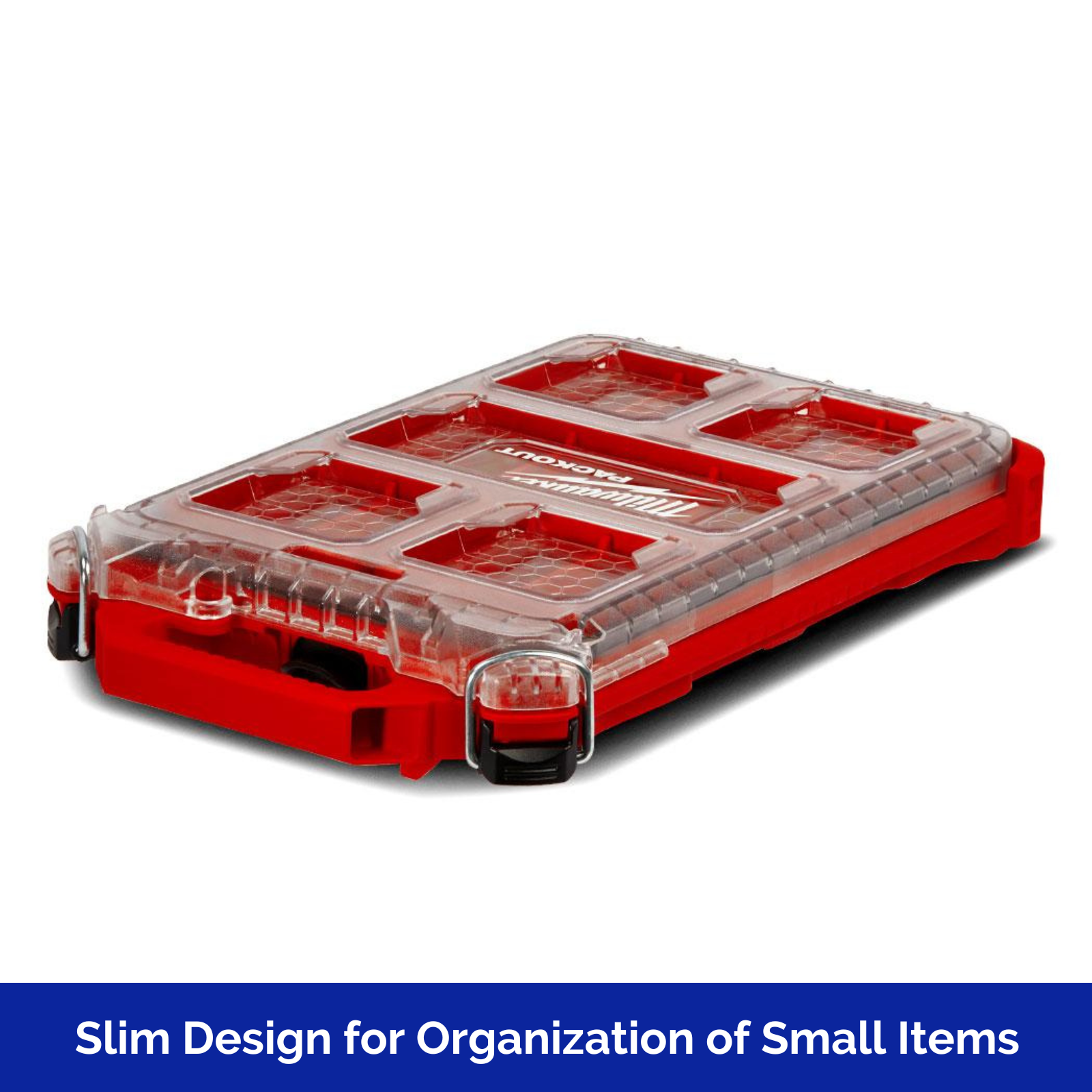 2 x Milwaukee PACKOUT Low-Profile Compact Organiser Flexible Case ...